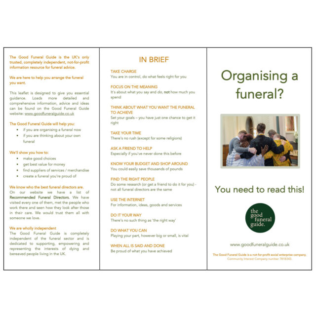 Downloads – The Good Funeral Guide