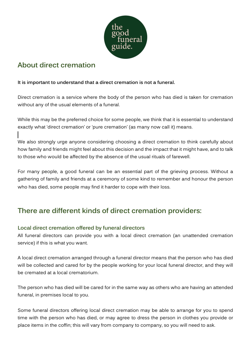Downloads – The Good Funeral Guide